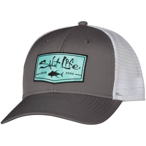 Salt Life | Accessories | Salt Life Mens Gray Mesh Adjustable Hat ...